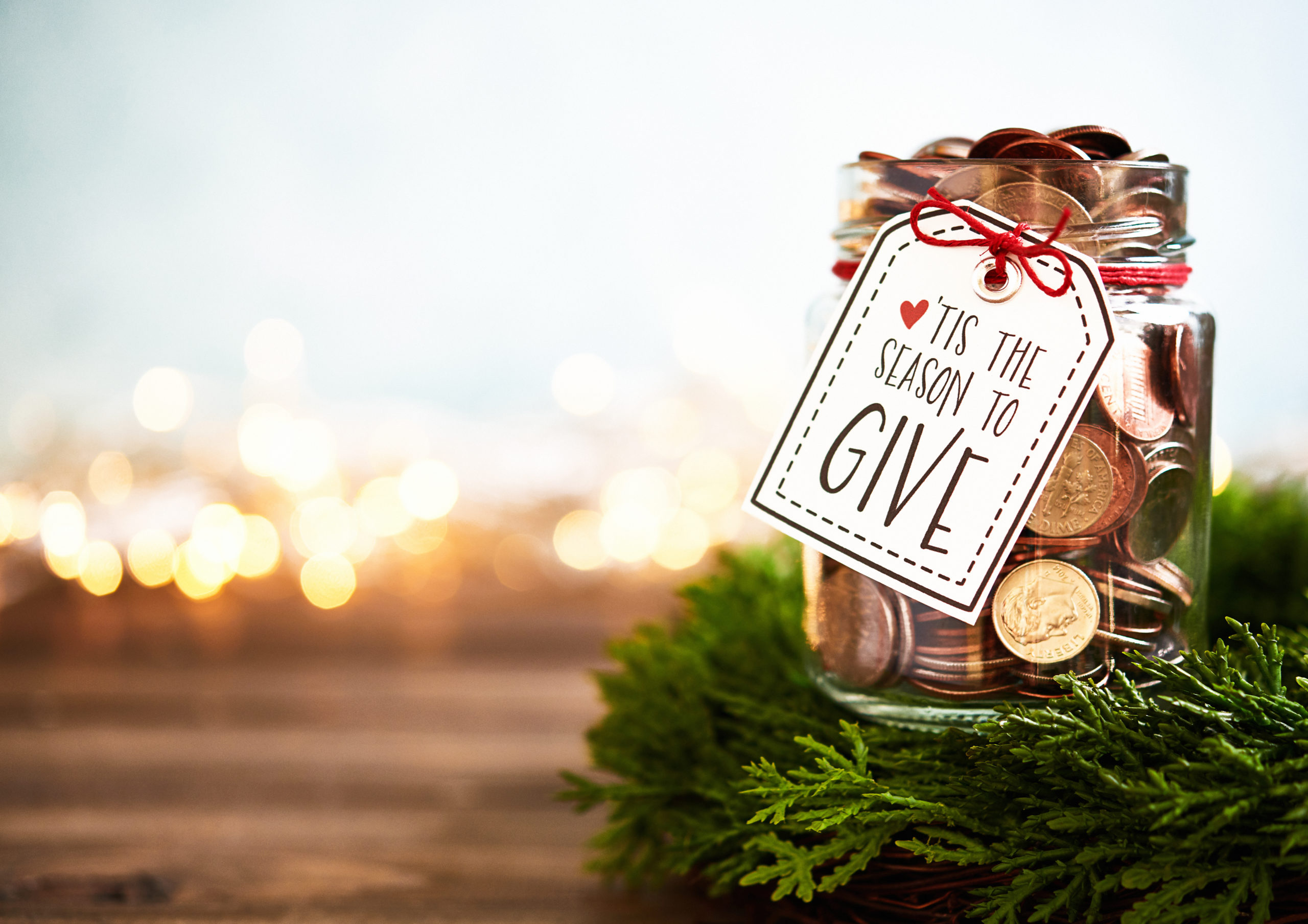 Giving for christmas store